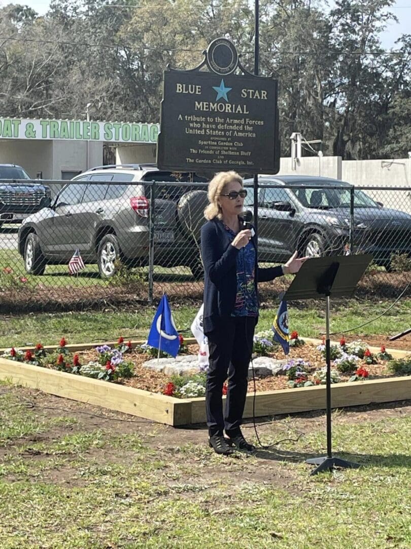 Blue Star Marker Dedication - The Garden Club of Georgia, Inc.